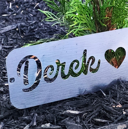 Custom Metal Name Sign - Wedding Sign – Maker Table