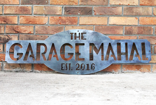 Laser Cut Metal Signs | Custom Cut Metal Signage – Maker Table