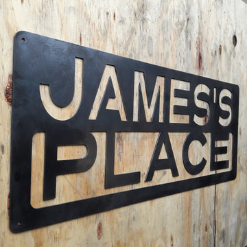 Laser Cut Metal Signs | Custom Cut Metal Signage – Maker Table