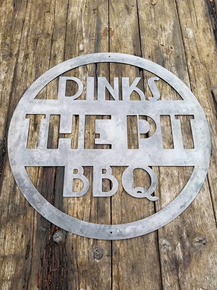 Round BBQ Sign - Personalized Sign - Father's Day - Free Shipping ...