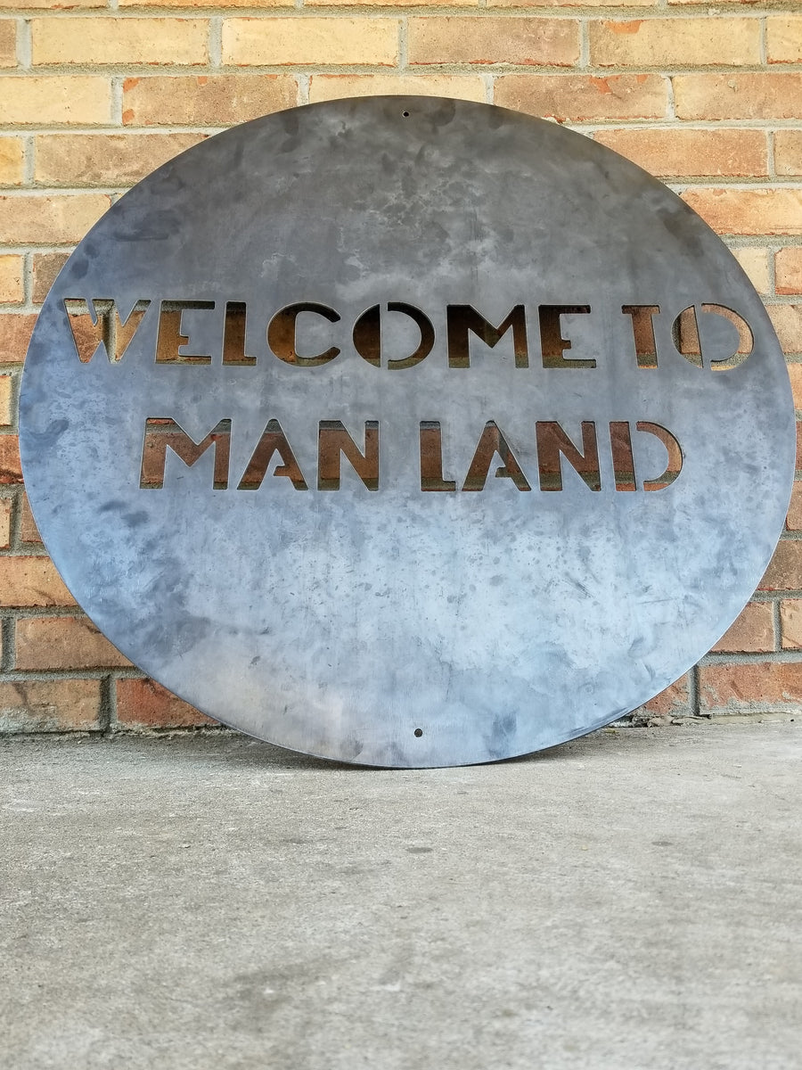 Round Art Deco Sign - Personalized Metal – Maker Table