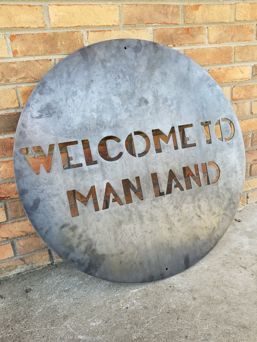 Round Art Deco Sign - Personalized Metal – Maker Table