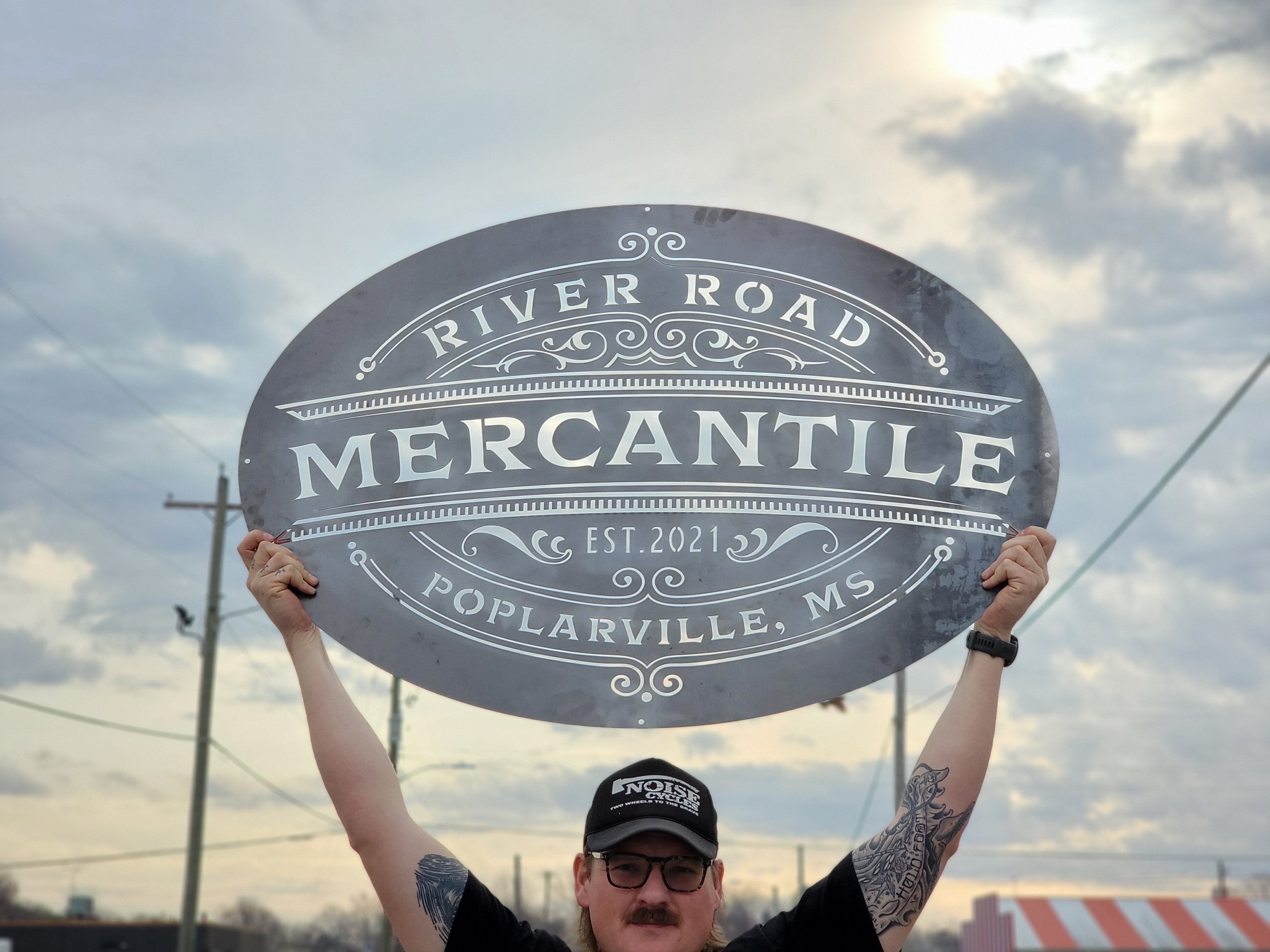 Custom Business Logo Metal Sign – Laser-Cut Wall Art for Offices ...