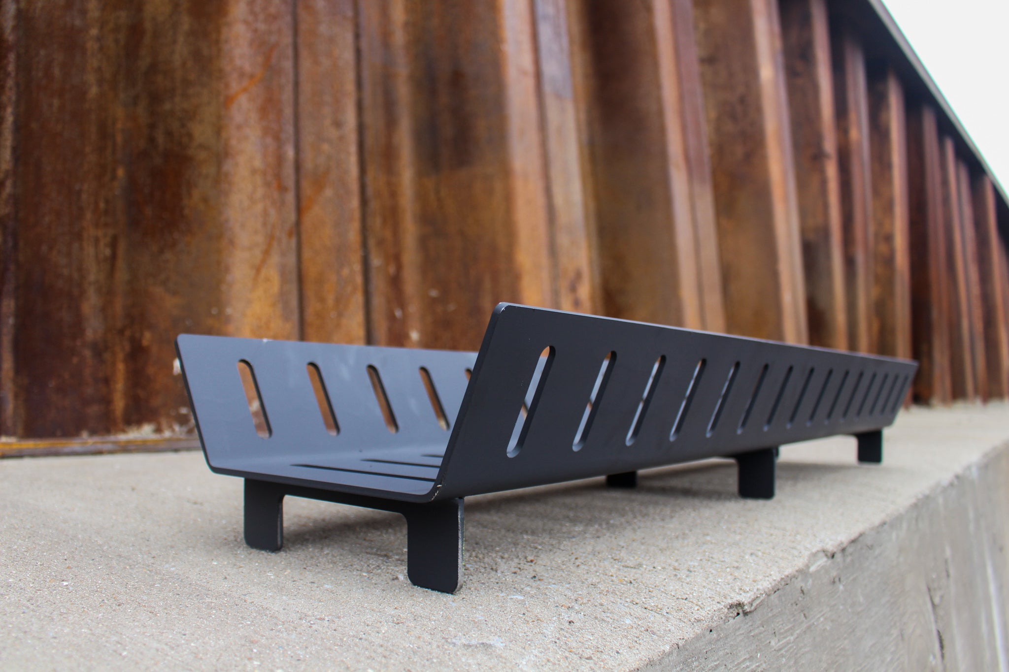 39" x 12" Fireplace Grate - Custom Fire Pits – Maker Table