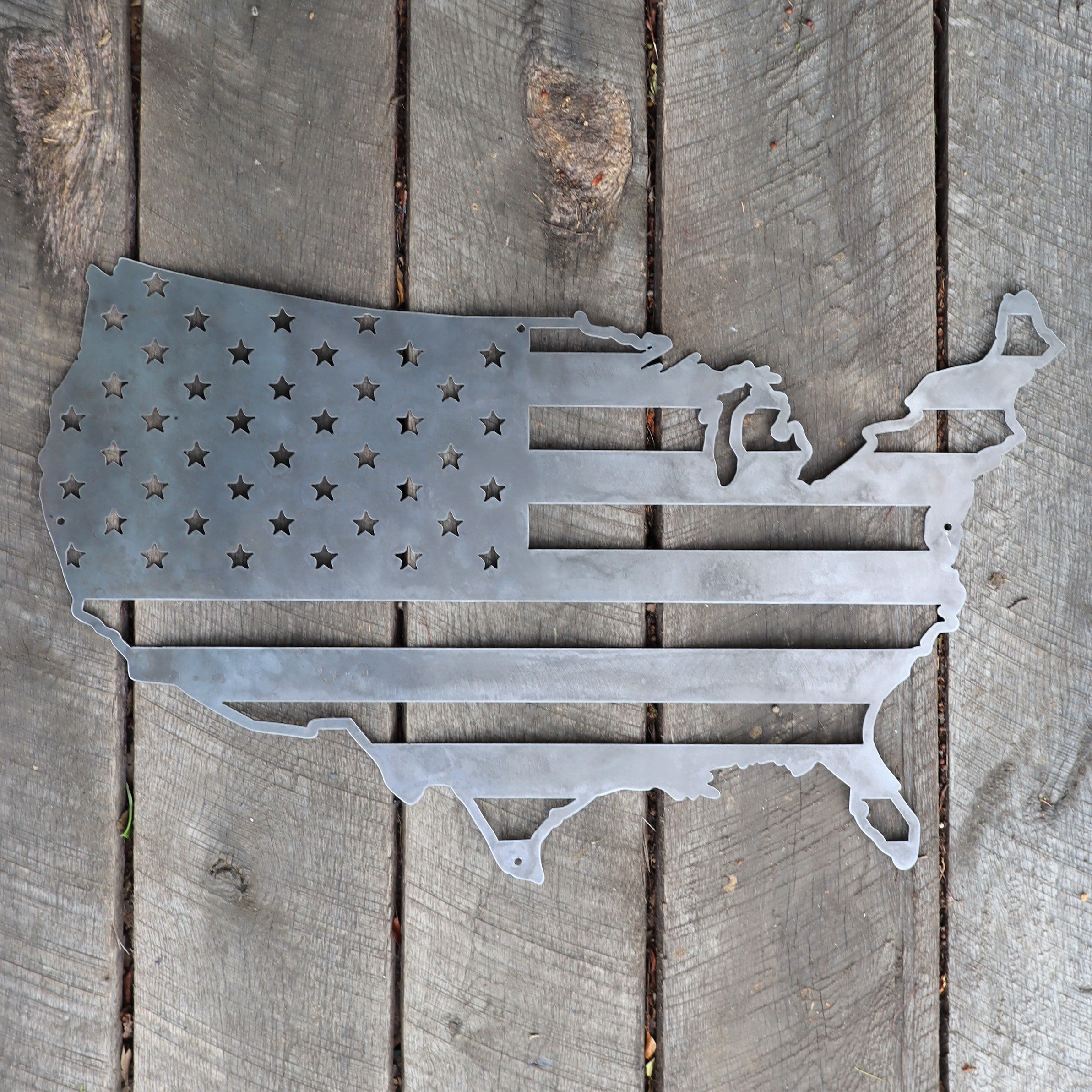 The American Flag - Metal America Sign – Maker Table