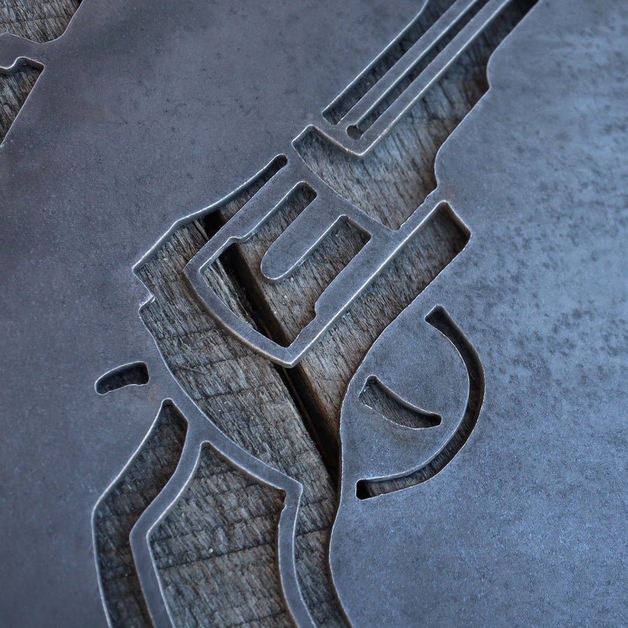 Personalized Hanging Metal Gun Sign - Pistol, Rifle, Firearms Defensiv ...