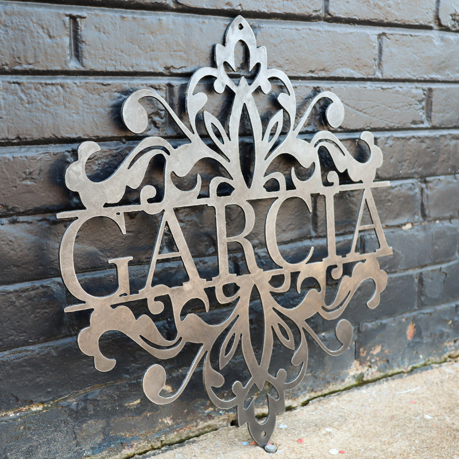 Elegant Custom Metal Family Sign - Modern Home Decor - Decorative Wall ...