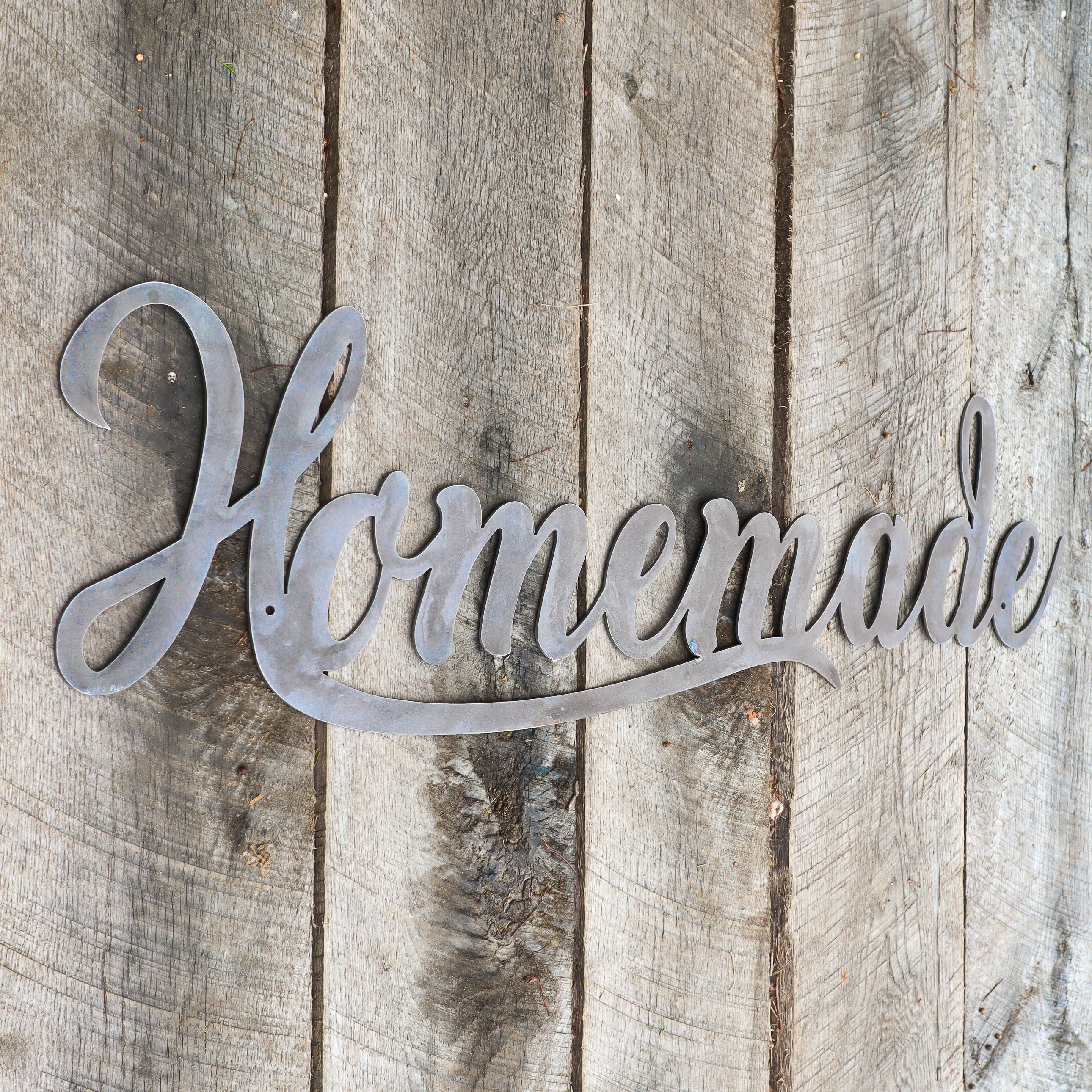 Home Decor Cursive Word - Homemade – Maker Table