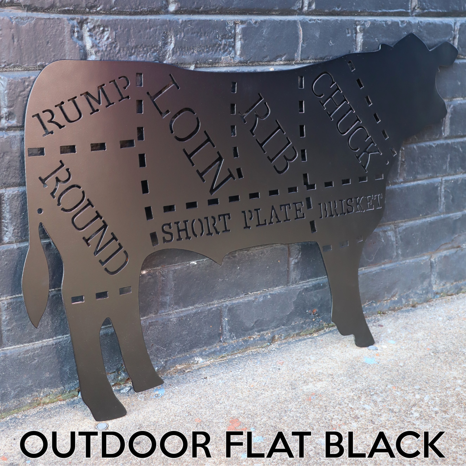 Beef Cuts Sign - Kitchen, Butcher Shop, Cow Metal Sign, Beef Art, Bee ...