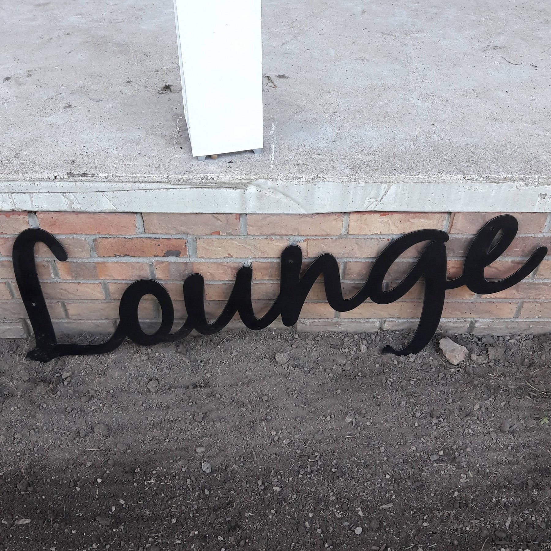 4' LARGE Cursive Word Decor - Custom Metal Cursive Text - Choose Your ...