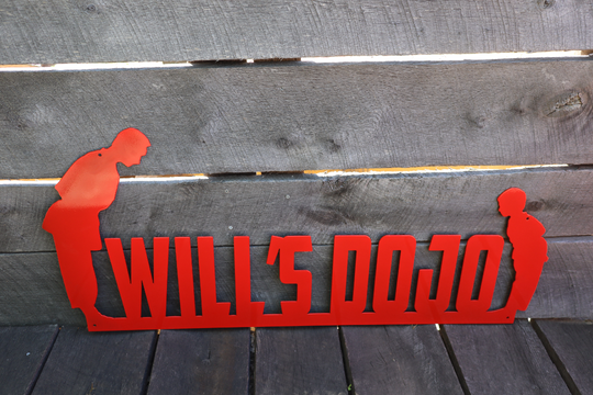 Personalized Dojo Name Gym Signs – Maker Table